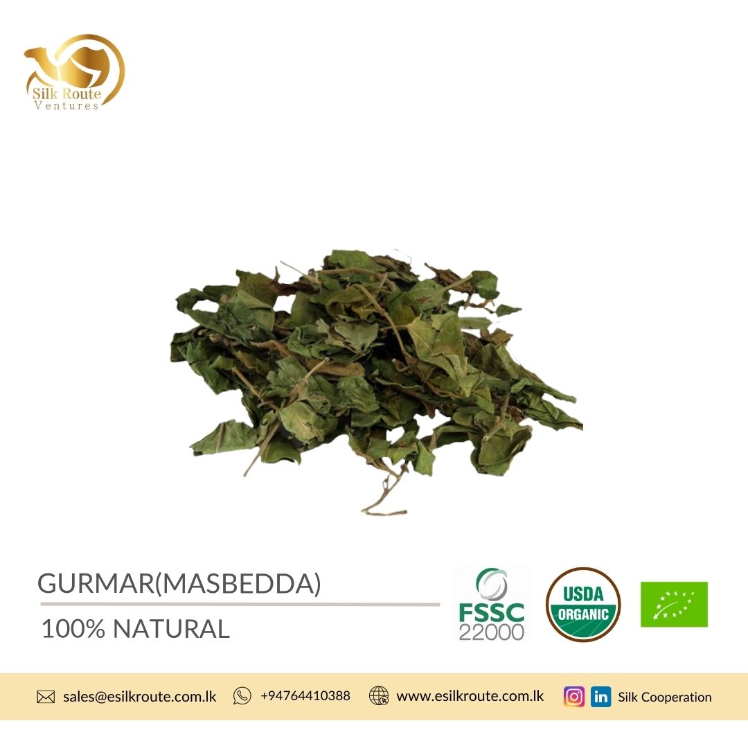 100% Natural dreid Gurmar (Masbedda) leaves whole from Sri Lanka ...