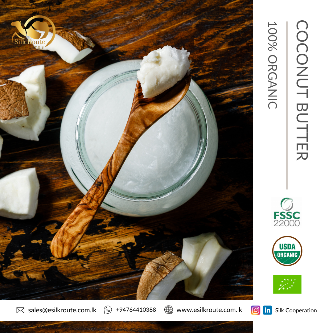 Organic Ceylon Coconut Butter Premium Quality for Europe | Ekowarehouse