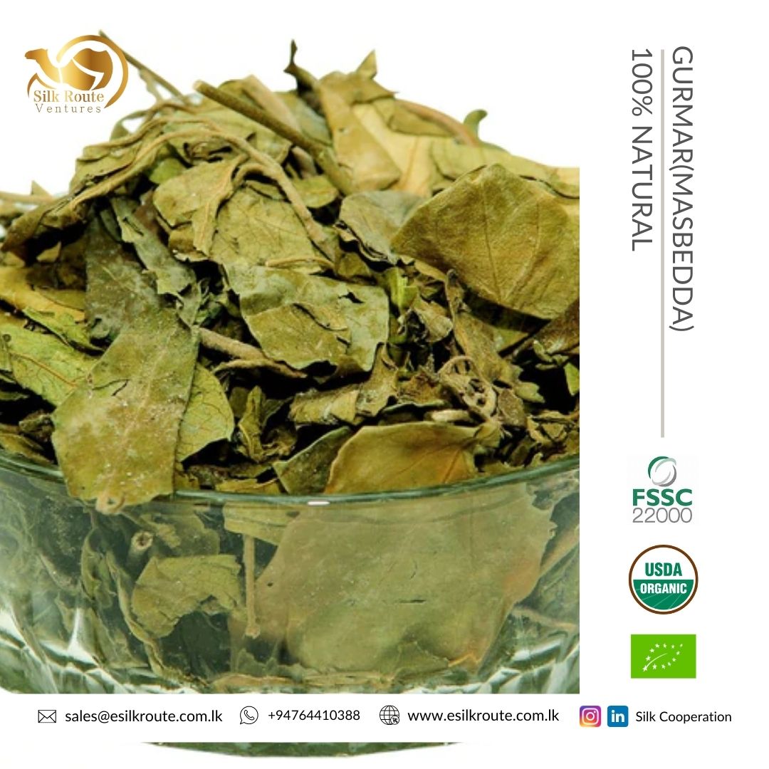 100% Natural dreid Gurmar (Masbedda) leaves whole from Sri Lanka ...