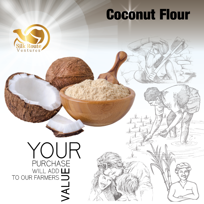 Organic Ceylon Coconut Flour Sri Lanka Premium Quality | Ekowarehouse