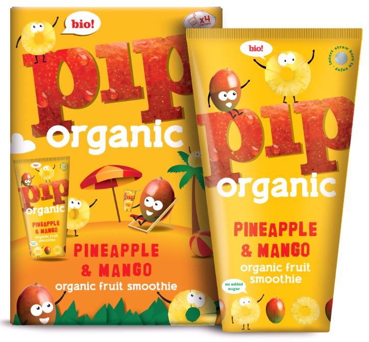 Pip Organic Pineapple & Mango Smoothie Kids Cartons | Ekowarehouse
