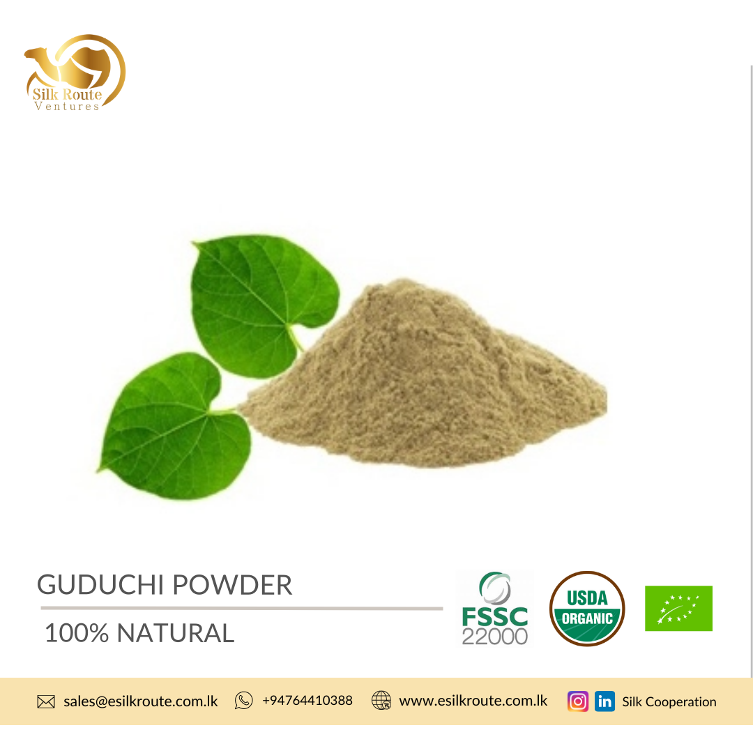 Organic Guduchi Powder from Sri Lanka | Ekowarehouse