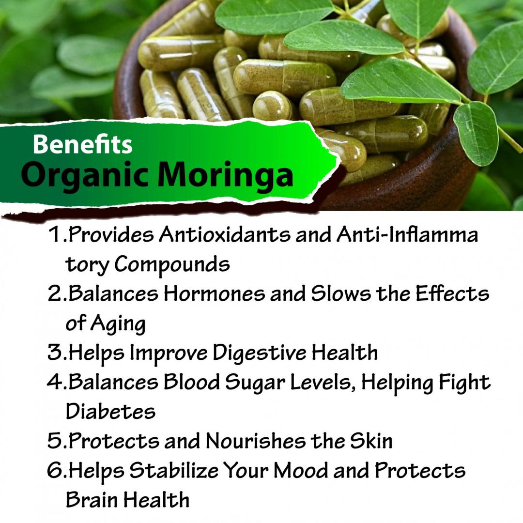 Organic Moringa Capsules from Ancient Nutraceuticals in Bulk for ...