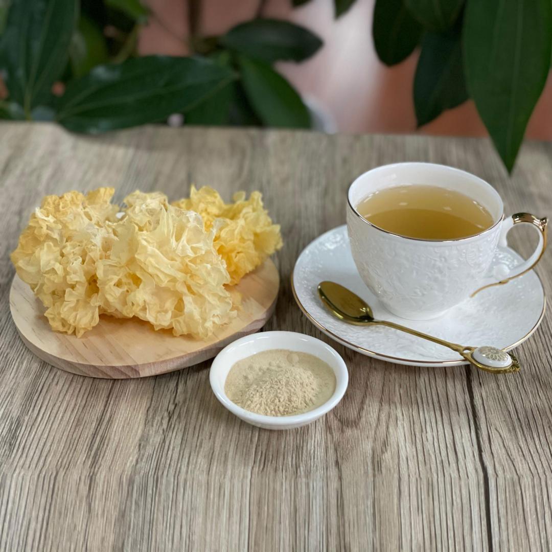 Organic White fungus Powder | Tremella fuciformis Extract Powder 1:1 ...
