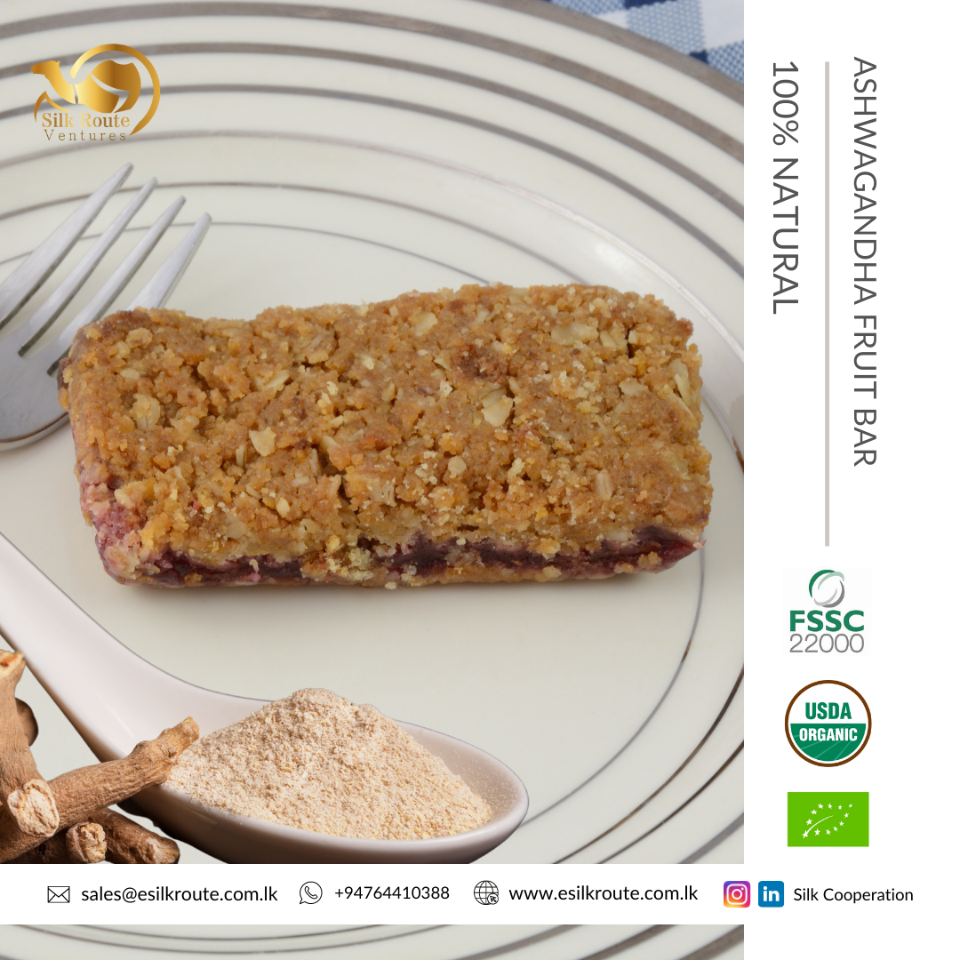 100% Natural Healthy Snack Ashwagandha Fruit Bar | Ekowarehouse