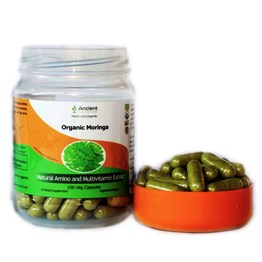Organic Moringa Capsules from Ancient Nutraceuticals in Bulk for ...