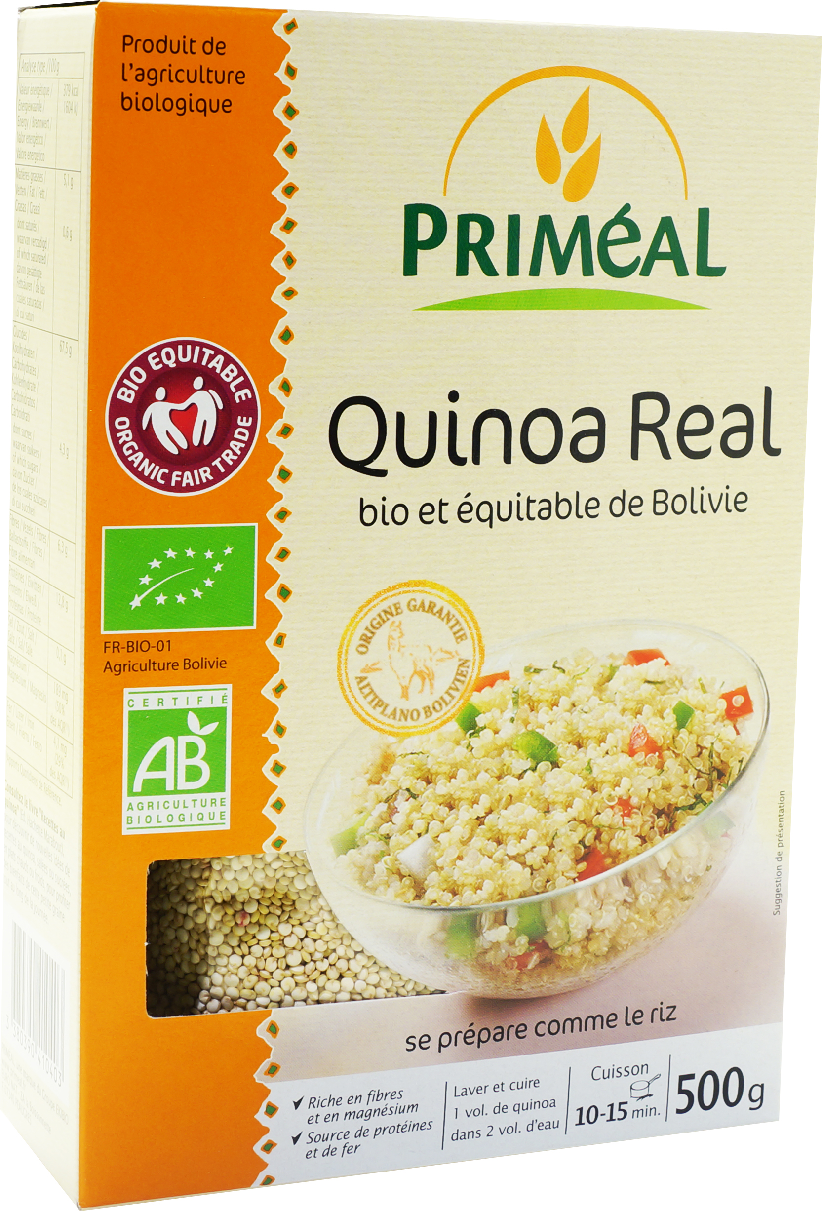 Quinoa Box Instructions