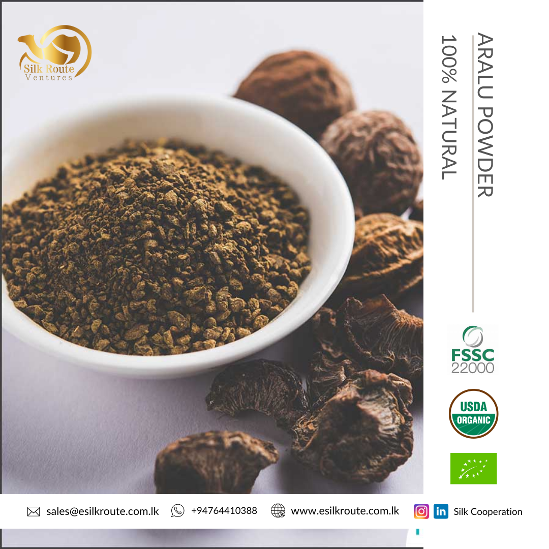 Organic Aralu Powder from Sri Lanka for Europe | Ekowarehouse